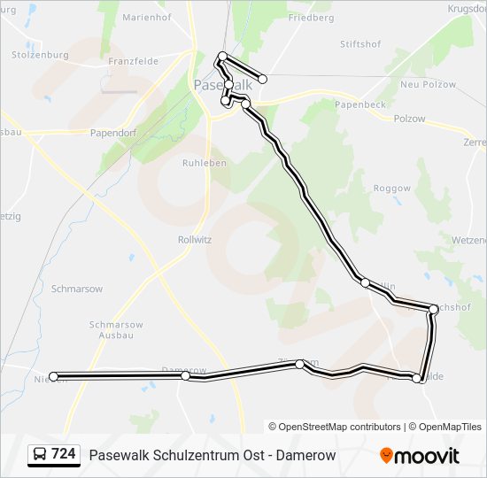 724 Route: Schedules, Stops & Maps - Nieden (Updated)