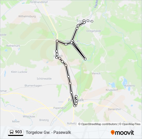 903 Route: Schedules, Stops & Maps - Pasewalk (Updated)