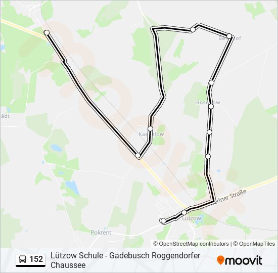 152 Route: Schedules, Stops & Maps - Gadebusch Industriestraße (Updated)