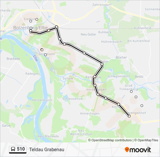 510 Route: Schedules, Stops & Maps - Teldau Grabenau (Updated)