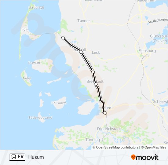 ev Route: Schedules, Stops & Maps - Husum (Updated)