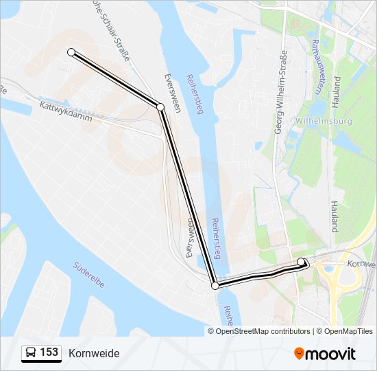 153 Route: Schedules, Stops & Maps - Kornweide (Updated)