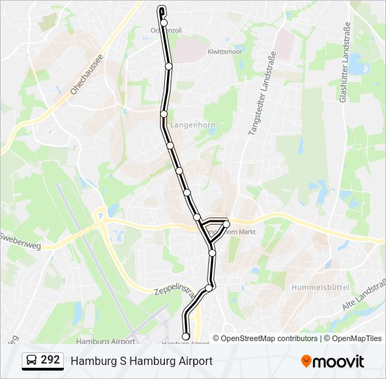 292 Route: Schedules, Stops & Maps - Hamburg S Hamburg Airport (Updated)