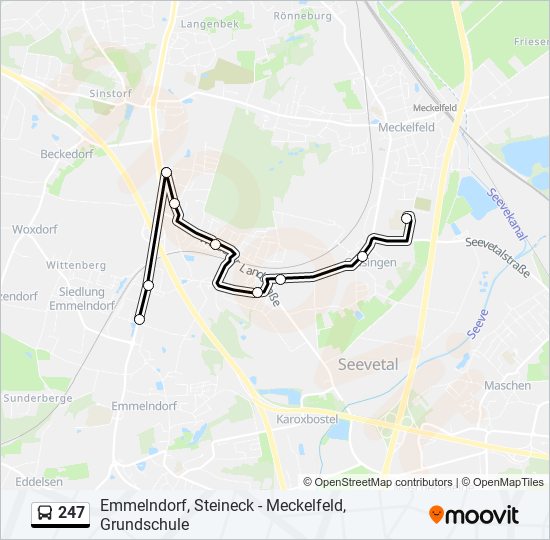 247 Route: Schedules, Stops & Maps - Meckelfeld, Schulzentrum (Updated)
