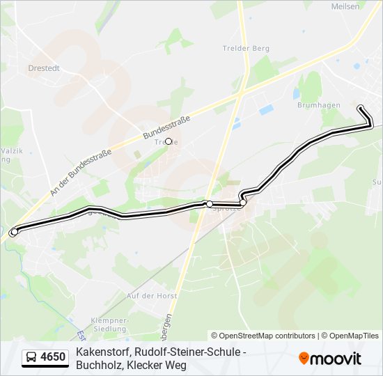 4650 Route: Schedules, Stops & Maps - Kakenstorf, Rudolf-Steiner-Schule ...