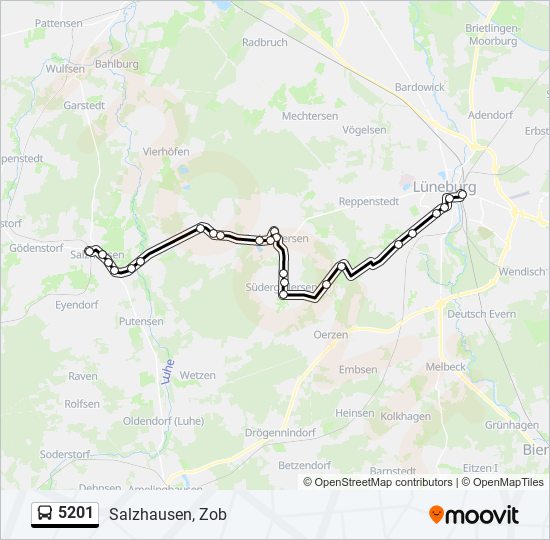 5201 Route: Schedules, Stops & Maps - Salzhausen, Zob (Updated)