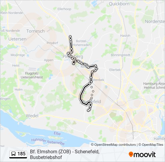 185 Route: Schedules, Stops & Maps - Kummerfeld, Gemeindehaus (Updated)