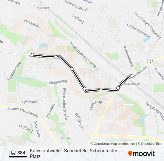 384 Route: Schedules, Stops & Maps - Neißestraße (Updated)
