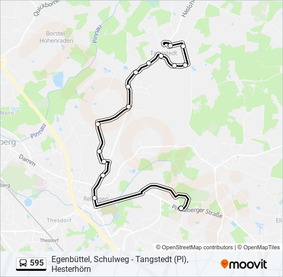595 Route: Fahrpläne, Haltestellen & Karten - Egenbüttel, Schulweg ...
