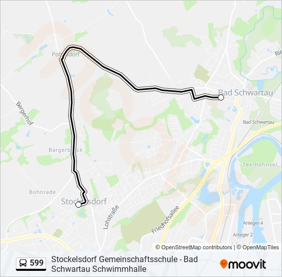599 Route: Schedules, Stops & Maps - Stockelsdorf Erich-Kästner-Schule ...
