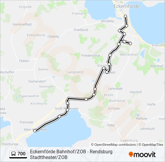 700 Route: Schedules, Stops & Maps - Klein Wittensee (Updated)