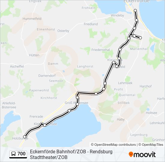 700 Route: Schedules, Stops & Maps - Holzbunge Nord (Updated)