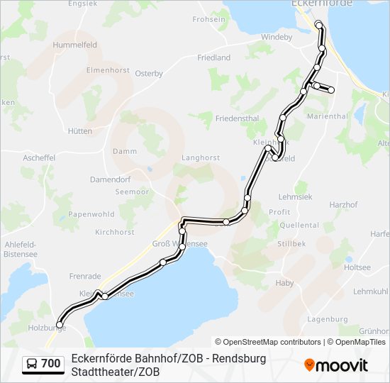 700 Route: Schedules, Stops & Maps - Holzbunge Nord (Updated)