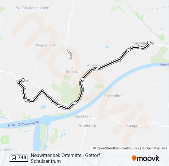748 Route: Fahrpläne, Haltestellen & Karten - Schinkel Ortsmitte ...