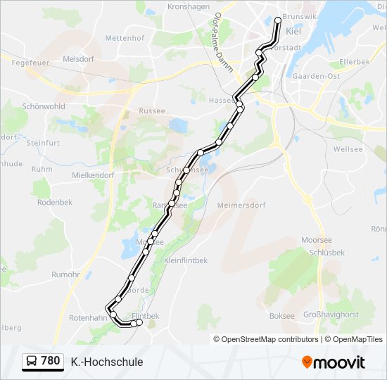 780 Route: Schedules, Stops & Maps - K.-Hochschule (Updated)