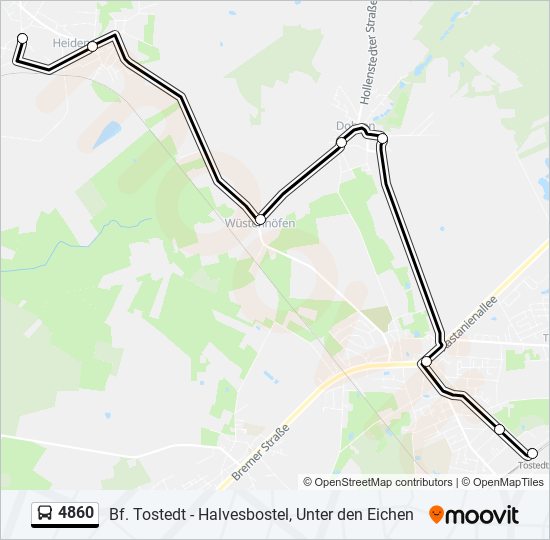 4860 Route: Schedules, Stops & Maps - Heidenau, Zu den Höfen (Updated)