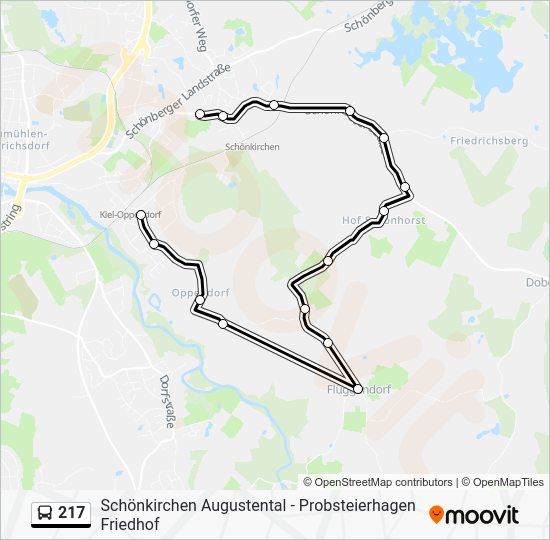 217 Route: Schedules, Stops & Maps - Schönkirchen Augustental (Updated)
