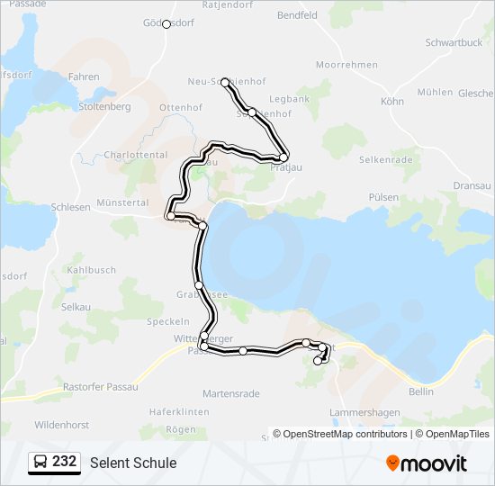 232 Route: Schedules, Stops & Maps - Selent Schule (Updated)