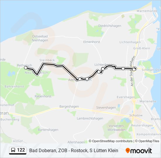 122 Route: Schedules, Stops & Maps - Rethwisch, Schule (Updated)