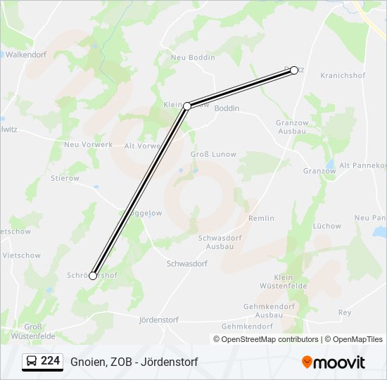 224 Route: Schedules, Stops & Maps - Schrödershof (Updated)