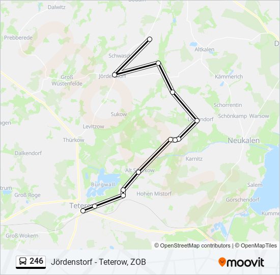 246 Route: Schedules, Stops & Maps - Remlin, Dorf (Updated)