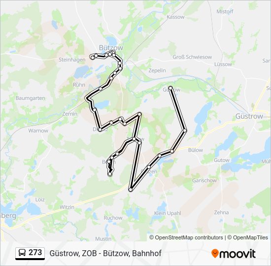 273 Route: Schedules, Stops & Maps - Gülzow (Updated)