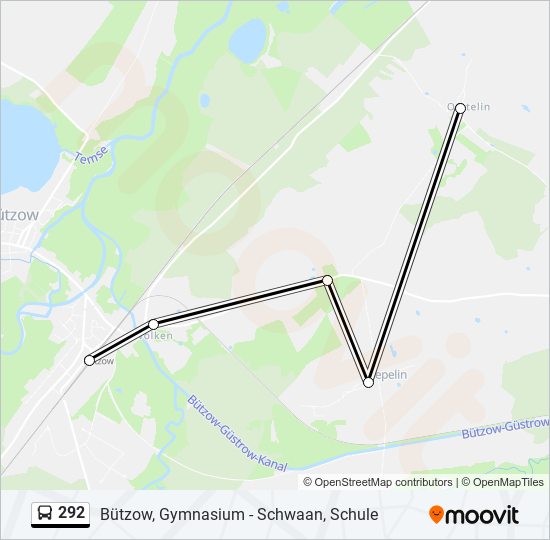292 Route: Schedules, Stops & Maps - Oettelin (Updated)