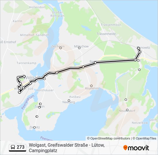 273 Route: Schedules, Stops & Maps - Wolgast, Altenheim (Updated)