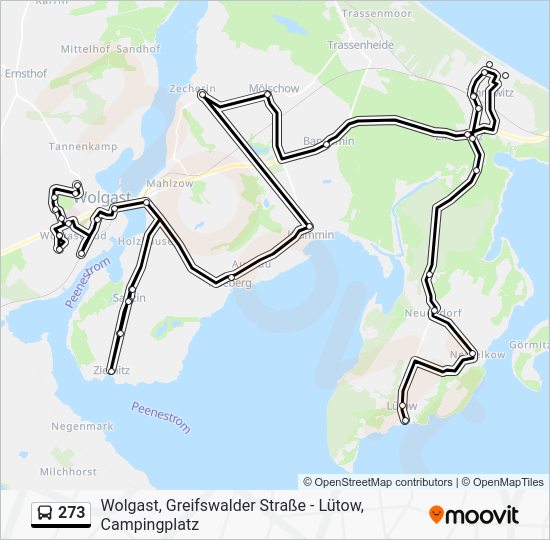 273 Route: Schedules, Stops & Maps - Lütow (Updated)