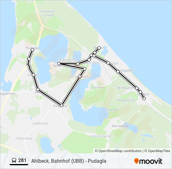 281 Route: Schedules, Stops & Maps - Pudagla (Updated)