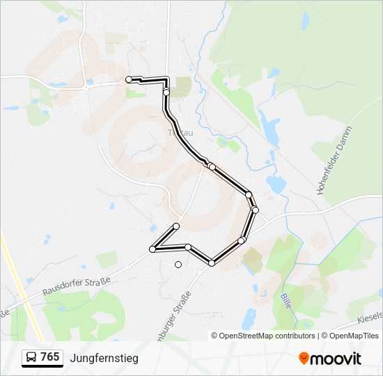 765 Route: Schedules, Stops & Maps - Jungfernstieg (Updated)
