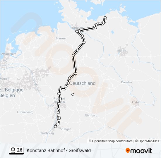 26 Route: Schedules, Stops & Maps - Rostock Hauptbahnhof (Updated)