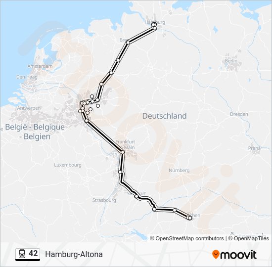 42 Route: Schedules, Stops & Maps - Hamburg-Altona (Updated)