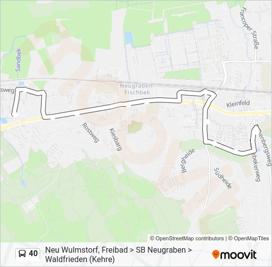 40 Route: Schedules, Stops & Maps - Störtebekerweg (Updated)