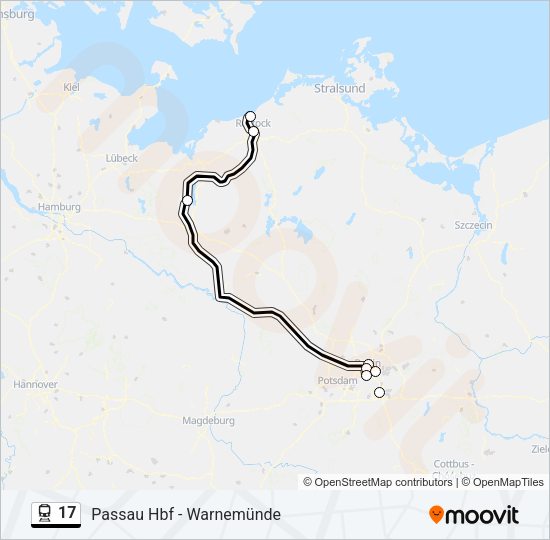 17 Route: Schedules, Stops & Maps - Warnemünde (Updated)