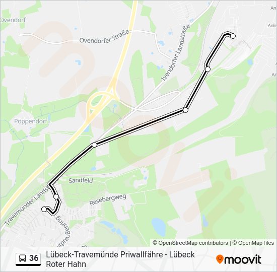 36 Route: Schedules, Stops & Maps - Skandinavienkai Terminal (Updated)