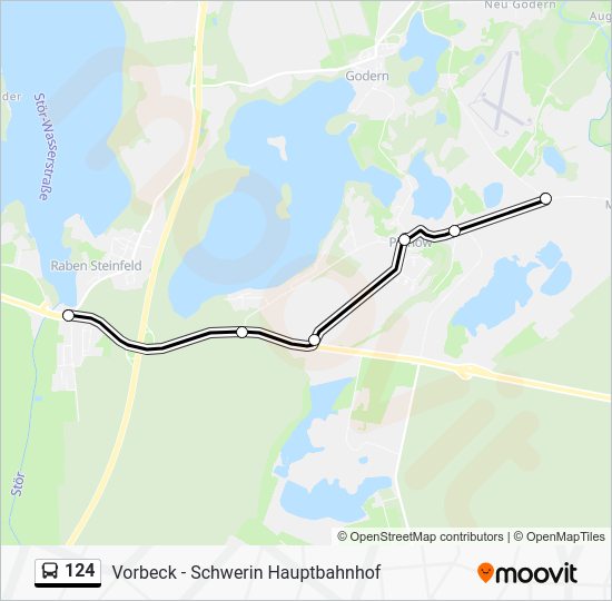 124 Route: Schedules, Stops & Maps - Raben Steinfeld (Updated)