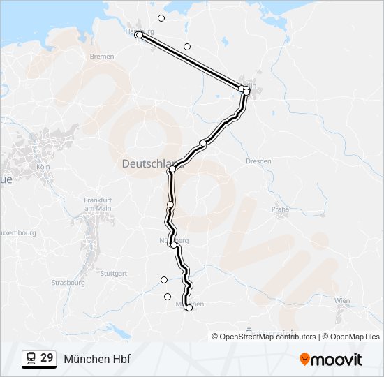 29 Route: Schedules, Stops & Maps - München Hbf (Updated)