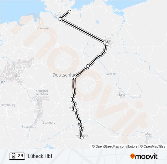 29 Route: Schedules, Stops & Maps - Lübeck Hbf (Updated)