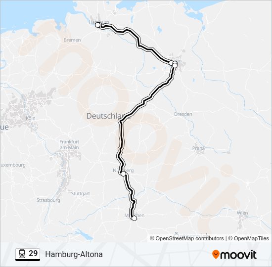 29 Route: Schedules, Stops & Maps - Hamburg-Altona (Updated)