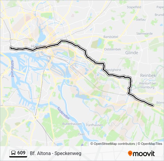 609 Route: Fahrpläne, Haltestellen & Karten - Speckenweg (Aktualisiert)