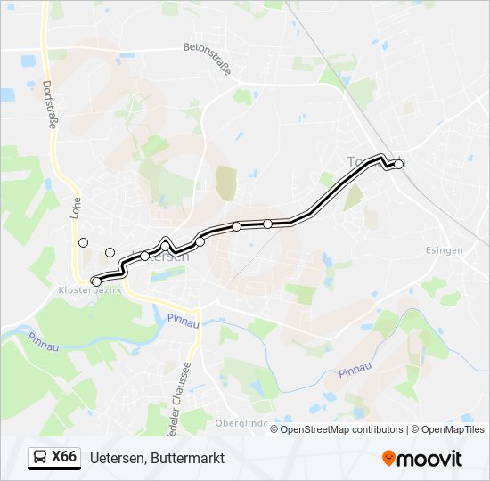x66 Route: Schedules, Stops & Maps - Uetersen, Buttermarkt (Updated)