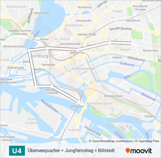 u4 Route: Fahrpläne, Haltestellen & Karten - Mümmelmannsberg (Aktualisiert)
