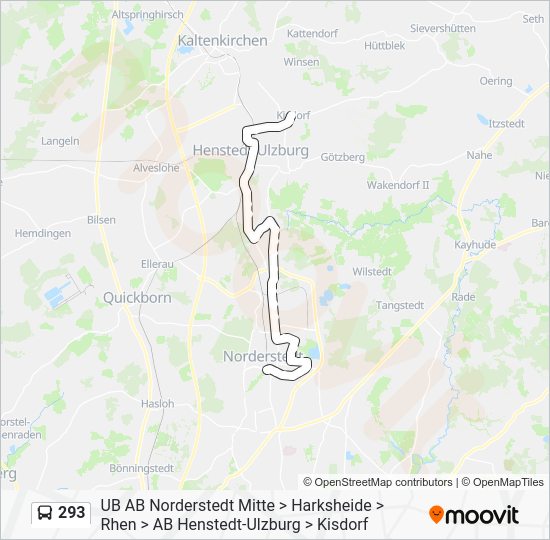 293 Route: Schedules, Stops & Maps - Kisdorf, Grootredder (Updated)