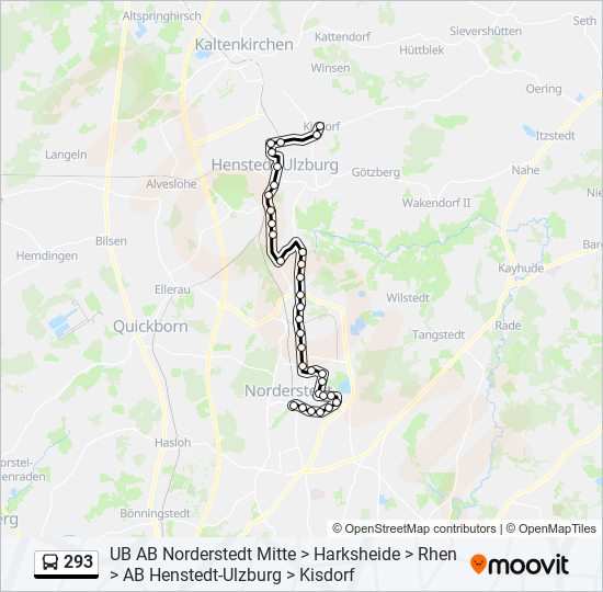293 Route: Schedules, Stops & Maps - Kisdorf, Grootredder (Updated)