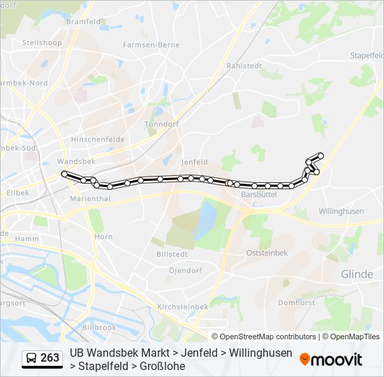 263 Route: Schedules, Stops & Maps - Barsbüttel, Möbel Höffner (Updated)