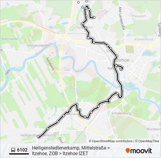 6102 Route: Schedules, Stops & Maps - Klinikum Maria-Bornheim-Weg (Updated)