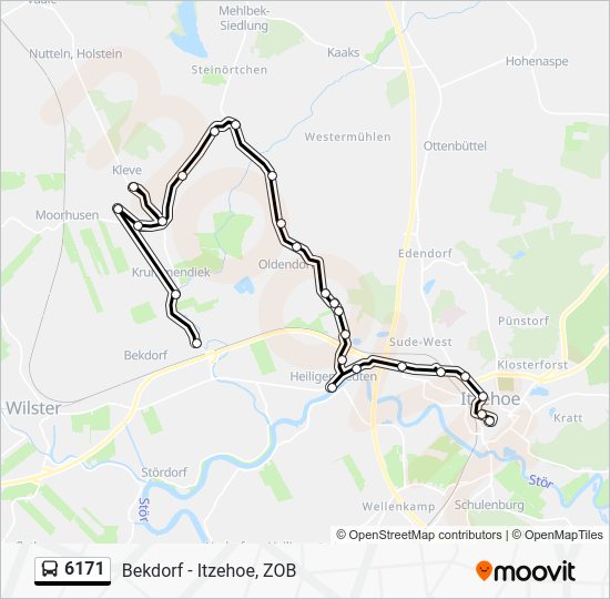 6171 Route: Schedules, Stops & Maps - Bekdorf (Updated)