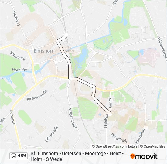 489 Route: Schedules, Stops & Maps - Bf. Elmshorn (Zob) (Updated)