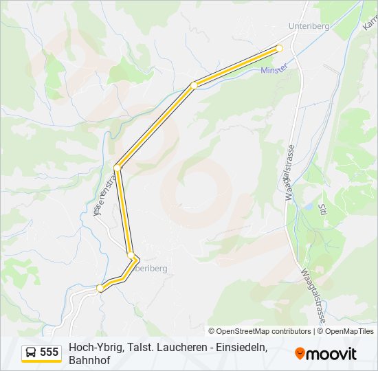 555 Route: Schedules, Stops & Maps - Oberiberg, Tschalun‎→Unteriberg ...